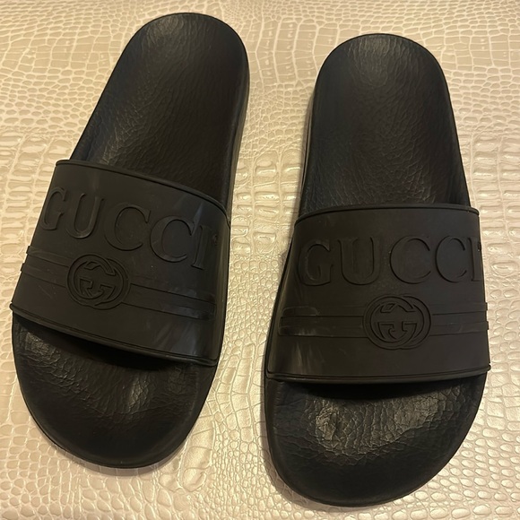 Gucci | Shoes | Gucci Rubber Pool Slide | Poshmark